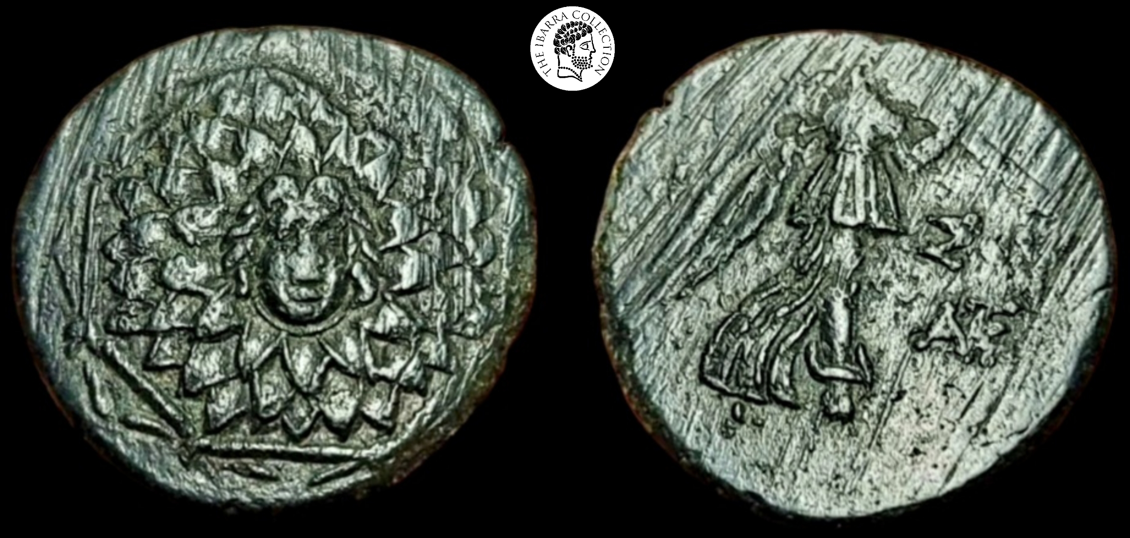 Pontos, Amisos, AE. Time of Mithradates VI Eupator, Circa 85-65 BC. aVF.