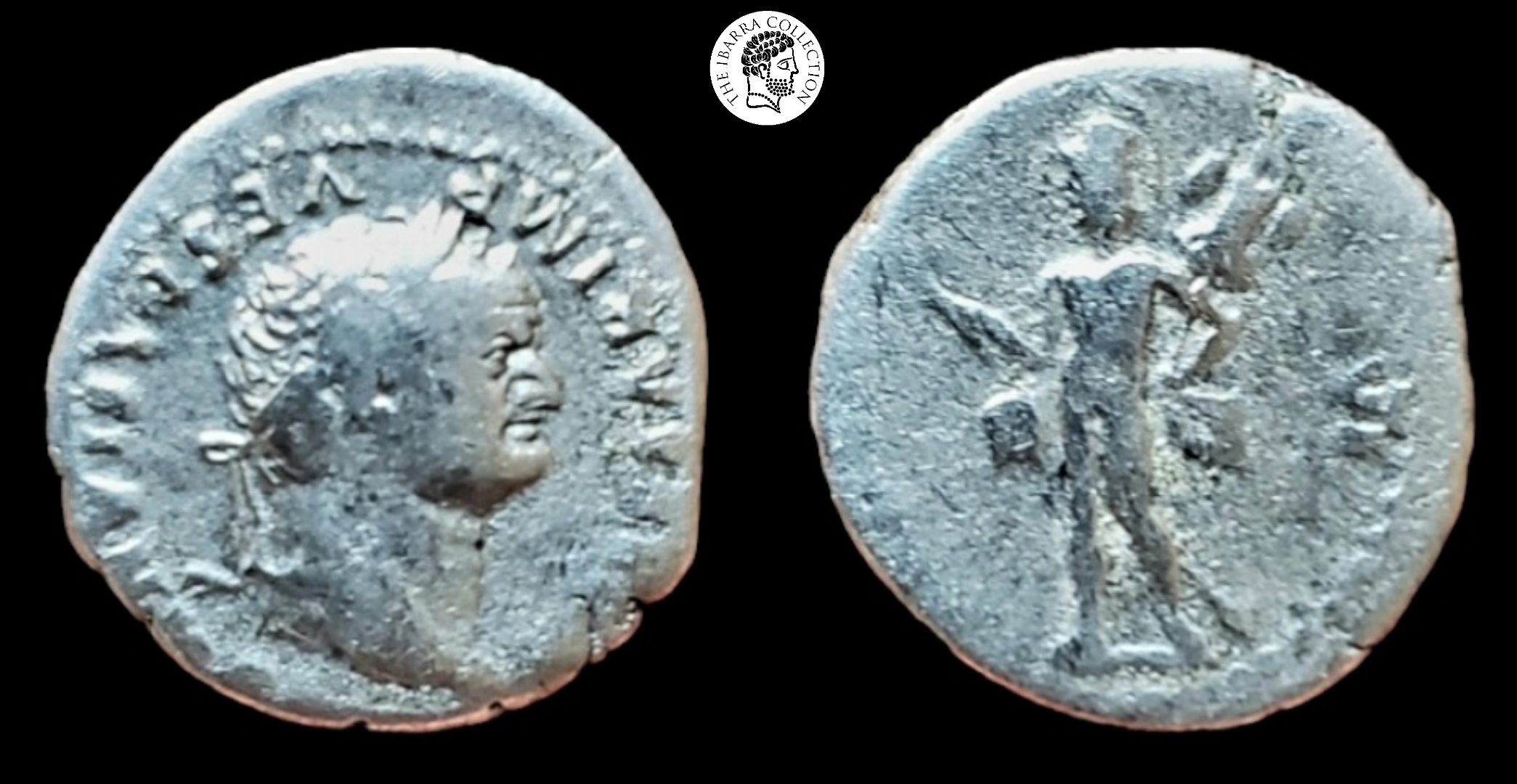 Titus, as Ceasar, AR Denarius. 79-81 AD. Fine. | Roman Imperial Coins