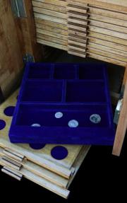 Custom made coin cabinet! | Coin Collecting Supplies