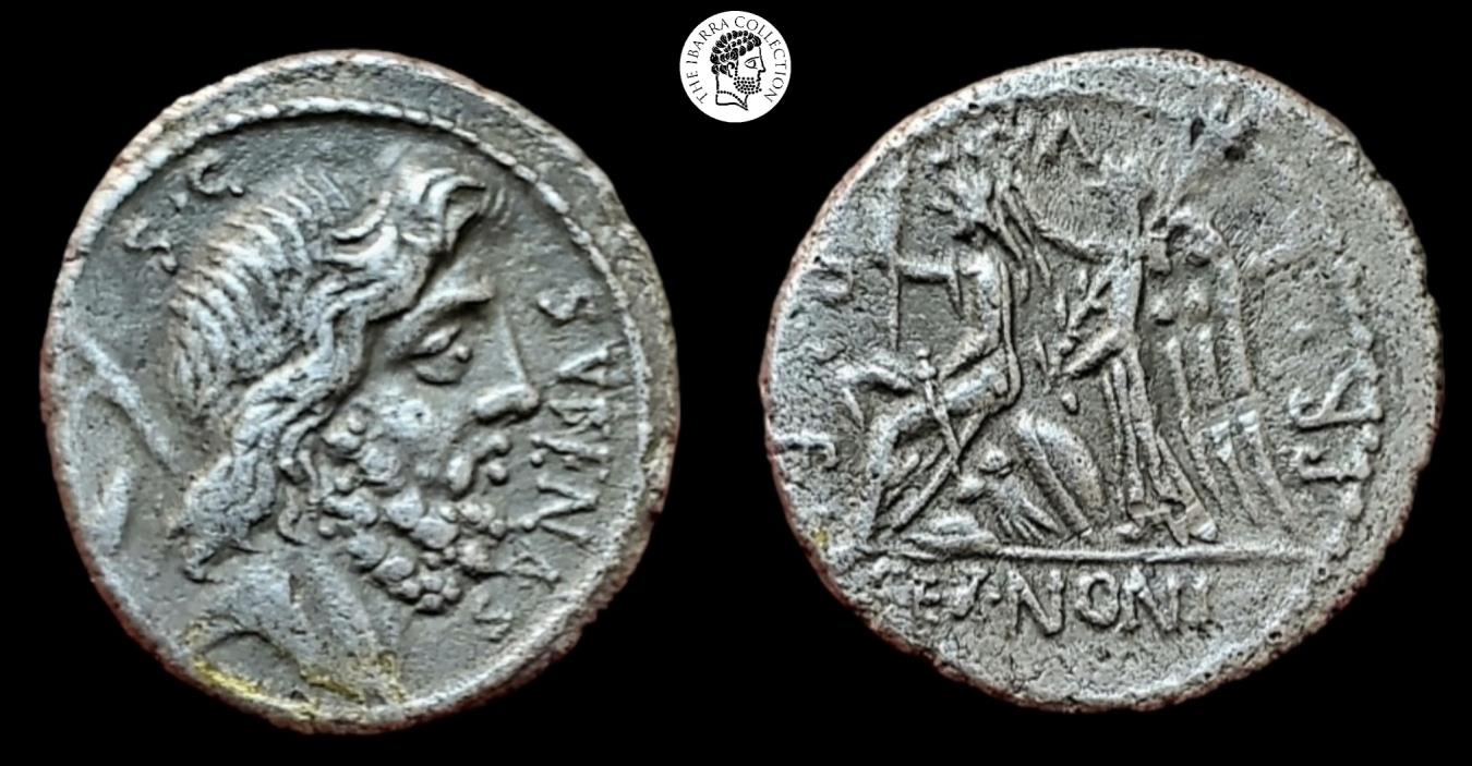 M. Nonius Sufenas. 57 BC. AR Denarius. Rome mint. aVF. | Roman ...