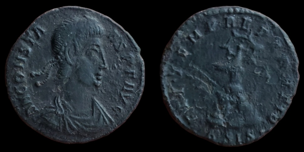 Constans AE3. 337-350 AD. Siscia mint. Very Fine. | Roman Imperial Coins