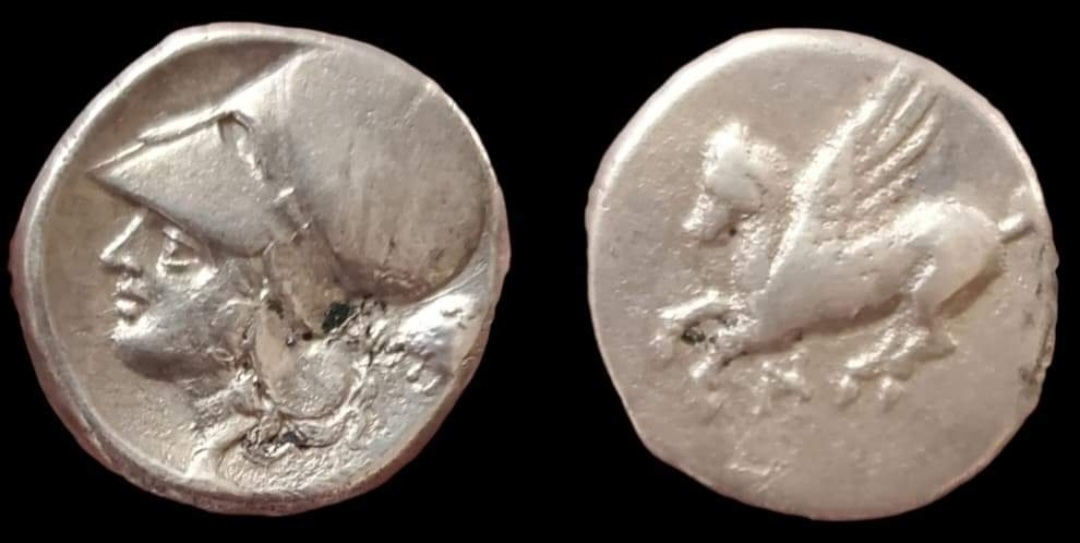 Anactorium, Akarnania, AR stater. ca 350-300 BC. Beautiful & Very Fine.