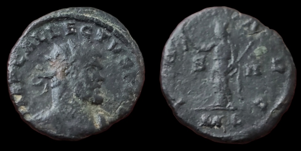 Allectus. AE Antoninianus. 293-296 AD. London mint. | Roman Imperial Coins