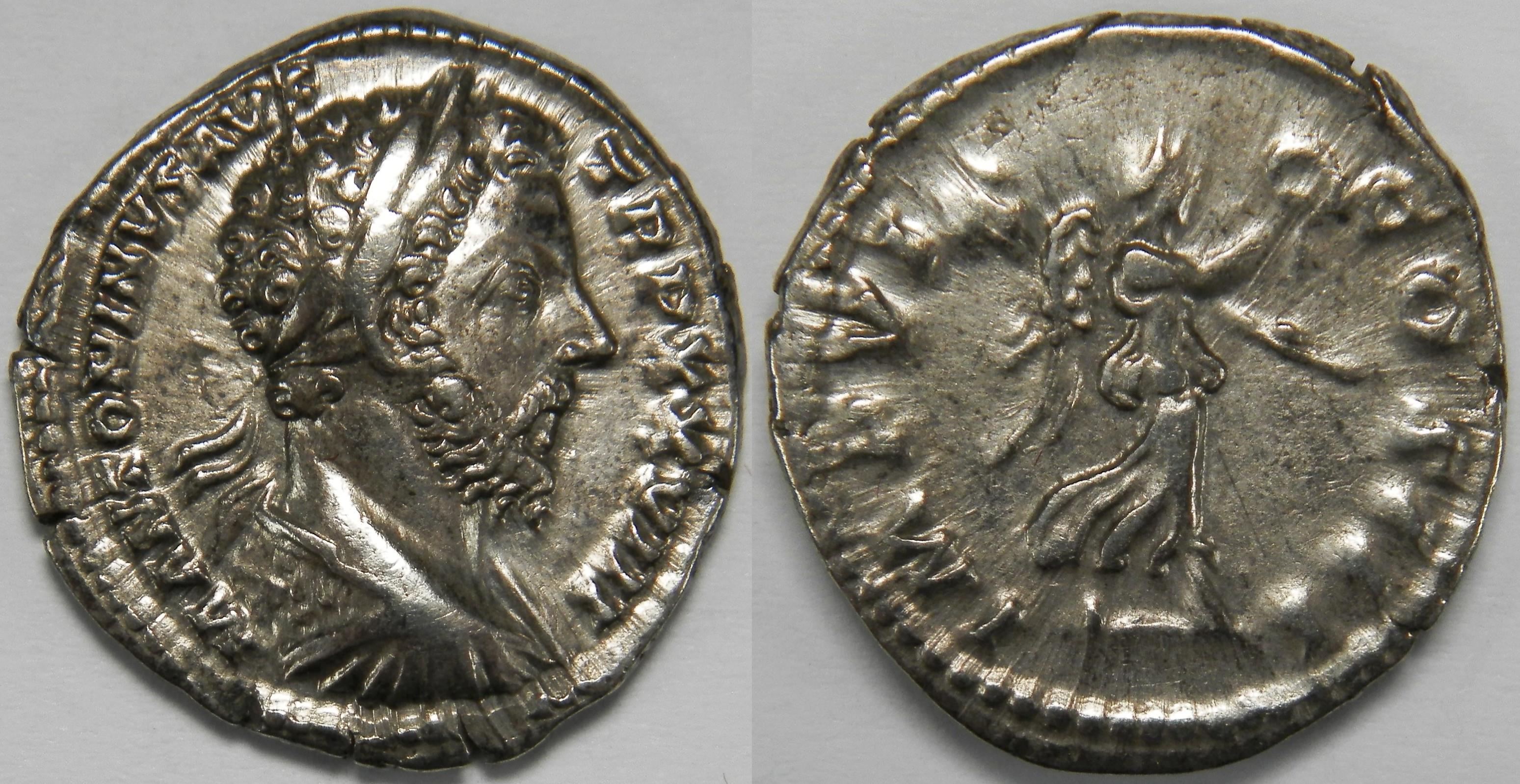 Roman Empire Marcus Aurelius AR Denarius (Rome, AD 173-174) | Roman ...