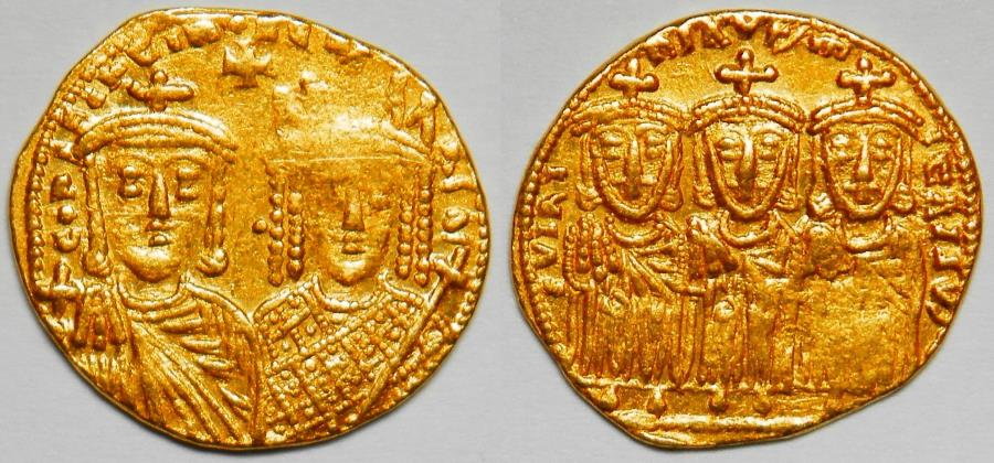Byzantine Empire Constantine VI and Irene, with Leo III, Constantine V ...