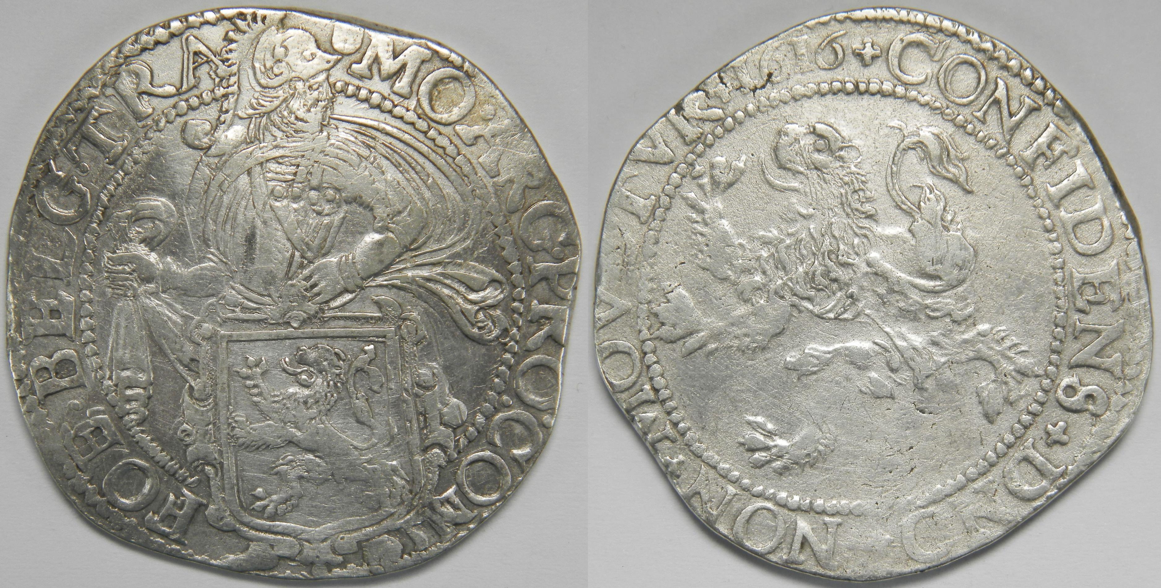 Netherlands Utrecht AR Leeuwendaalder – Lion Daalder 1616 | European Coins