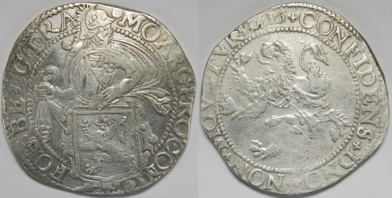 Netherlands Utrecht AR Leeuwendaalder – Lion Daalder 1616 | European Coins