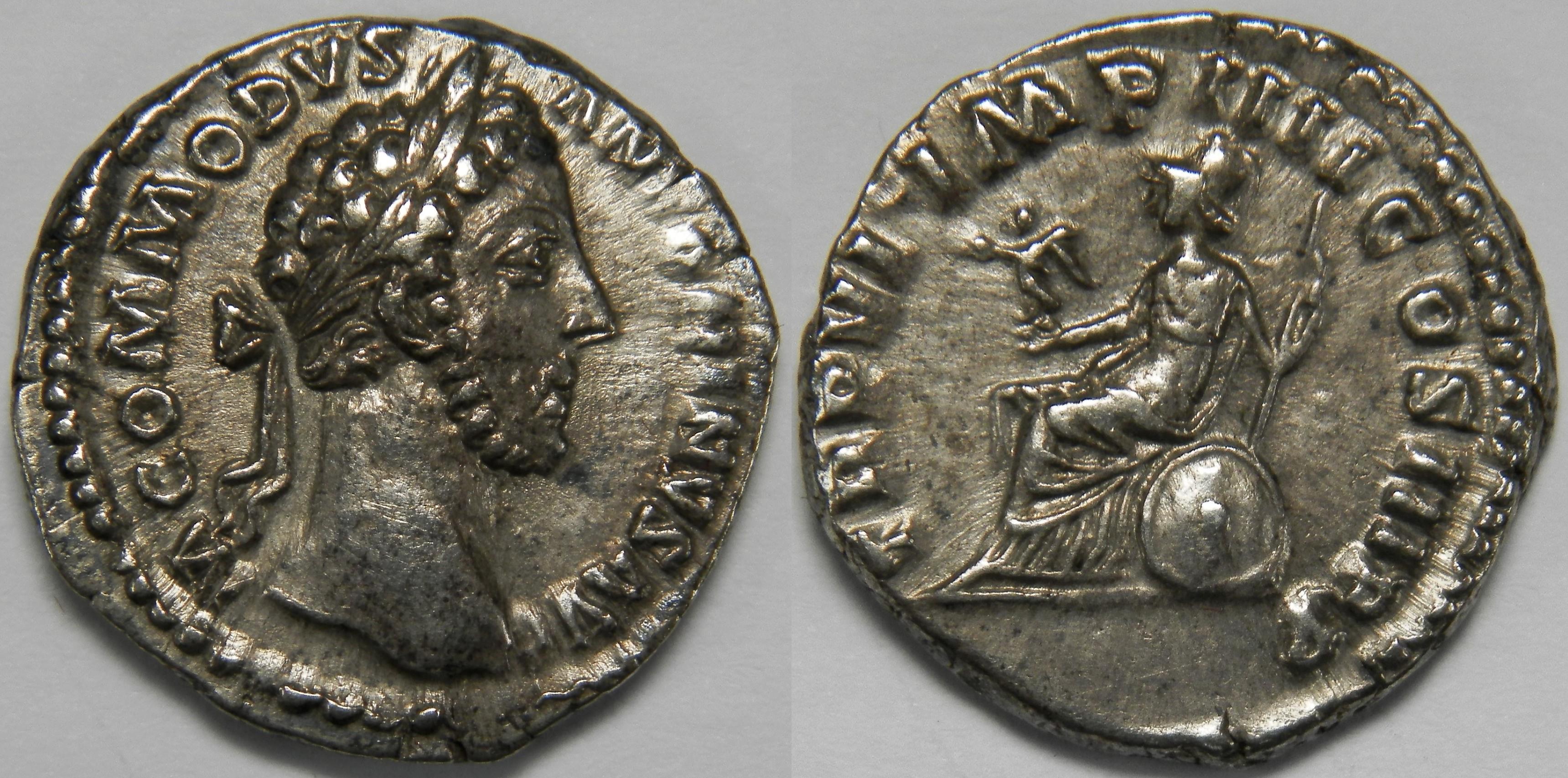 Roman Empire Commodus AR Denarius (Rome, AD 181) | Roman Imperial Coins