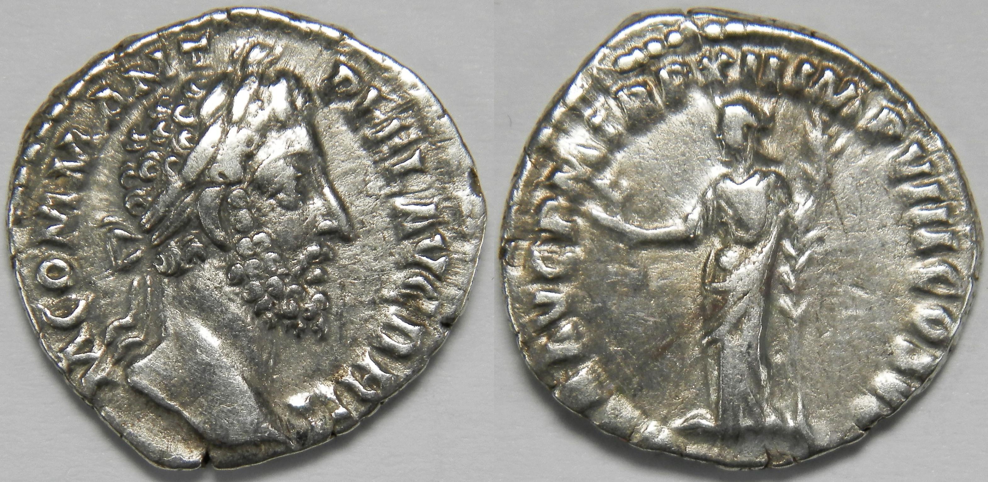 Roman Empire Commodus AR Denarius (Rome, AD 187) | Roman Imperial Coins