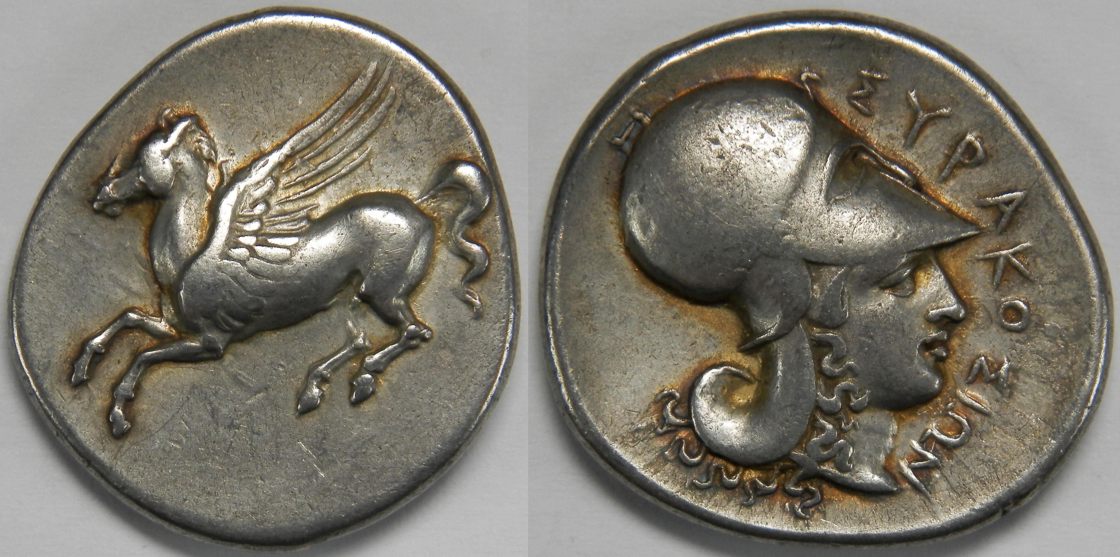 Sicily Syracuse AR Stater circa 344-338 BC | Greek Coins