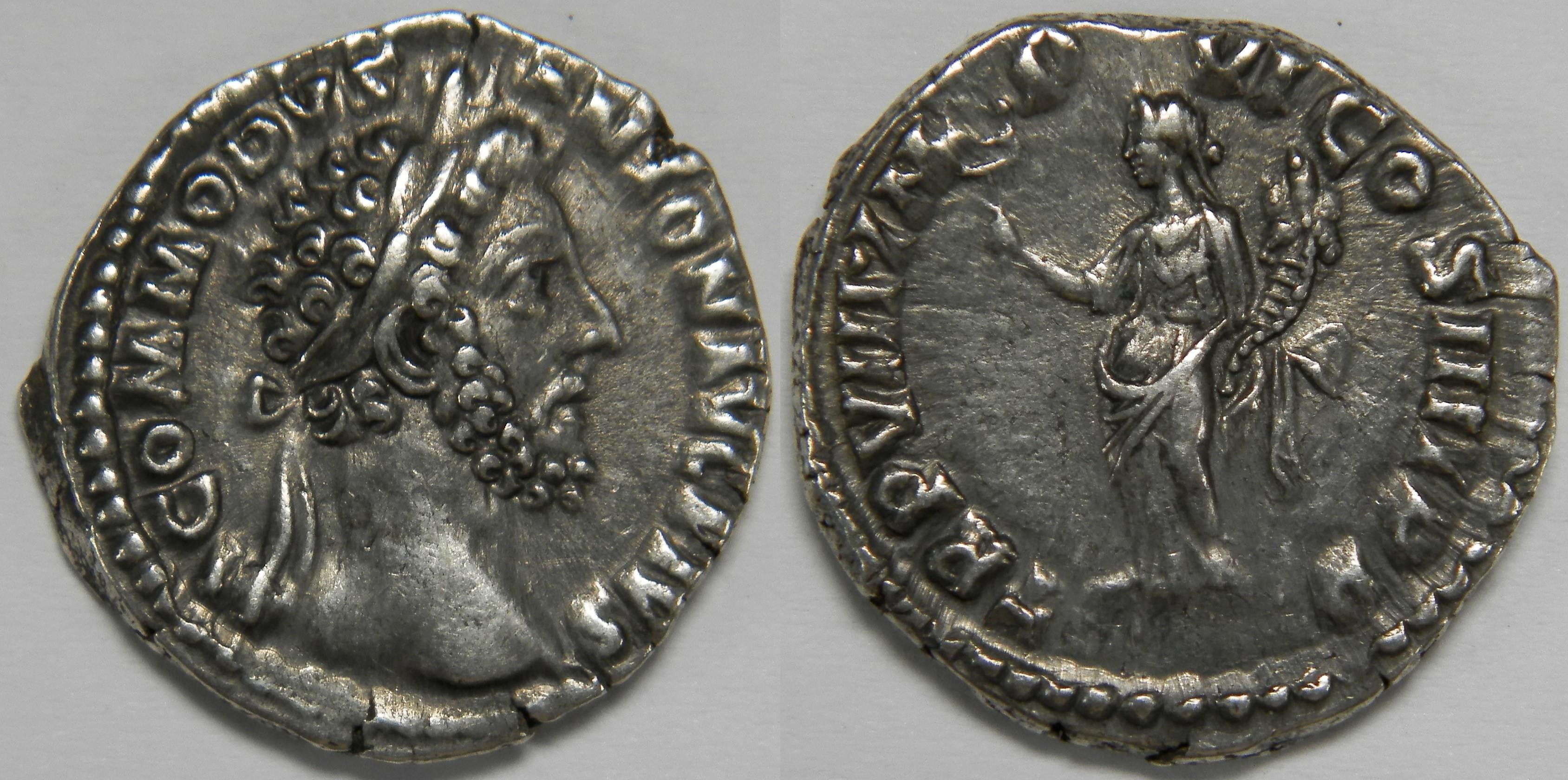 Roman Empire Commodus AR Denarius (Rome, AD 183) | Roman Imperial Coins