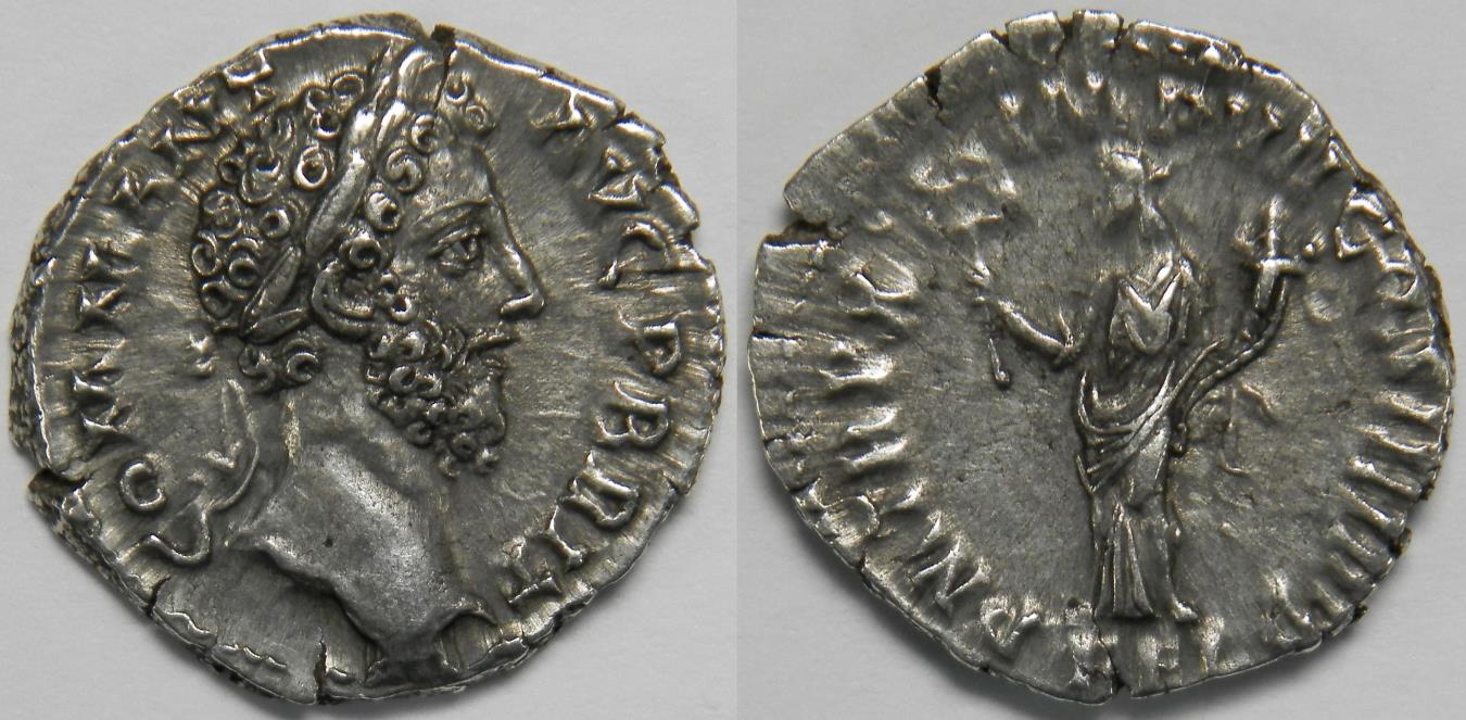Roman Empire Commodus AR Denarius (Rome, AD 184-185) | Roman Imperial Coins