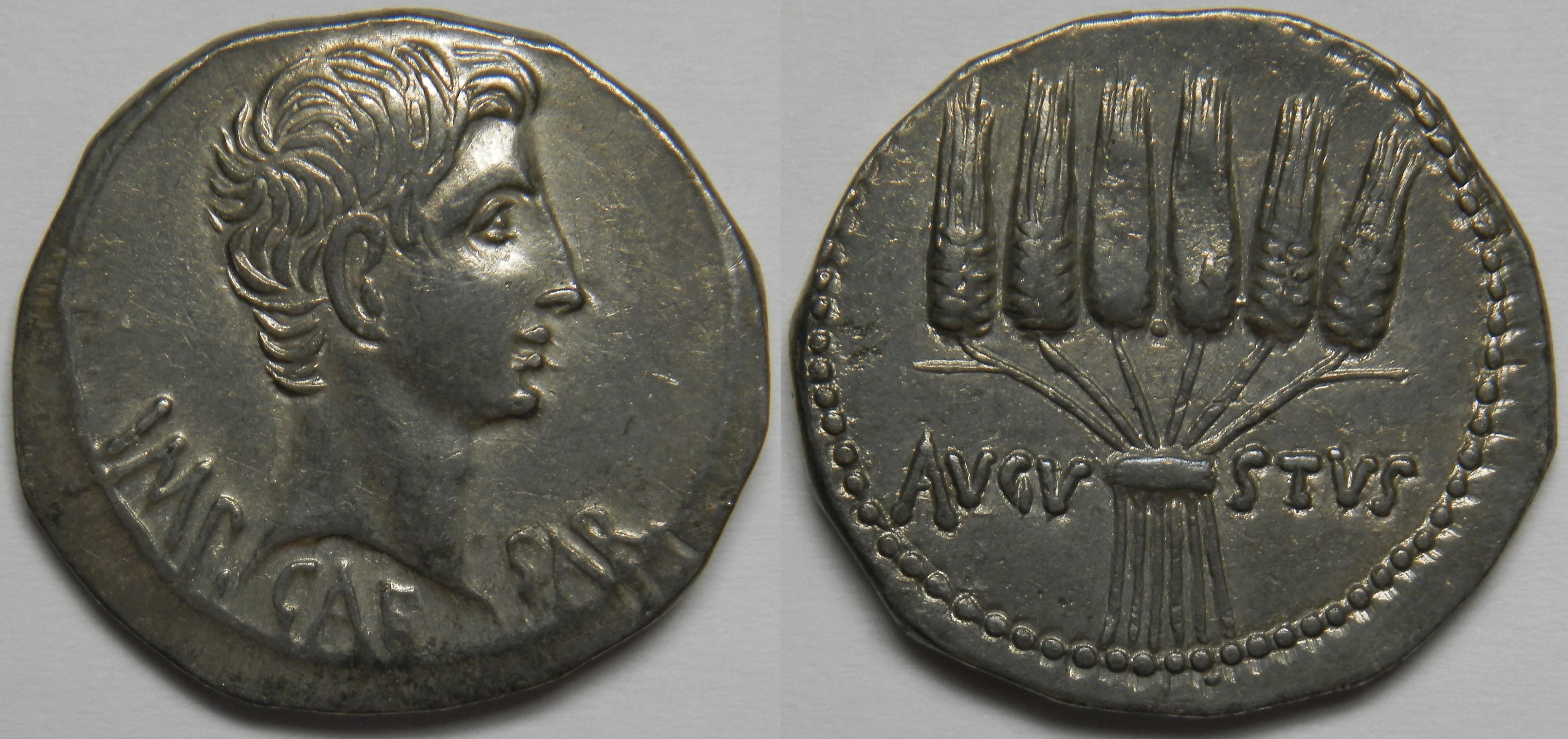 Roman Empire Augustus AR Cistophorus (Ephesus, 25-20 BC) | Roman ...