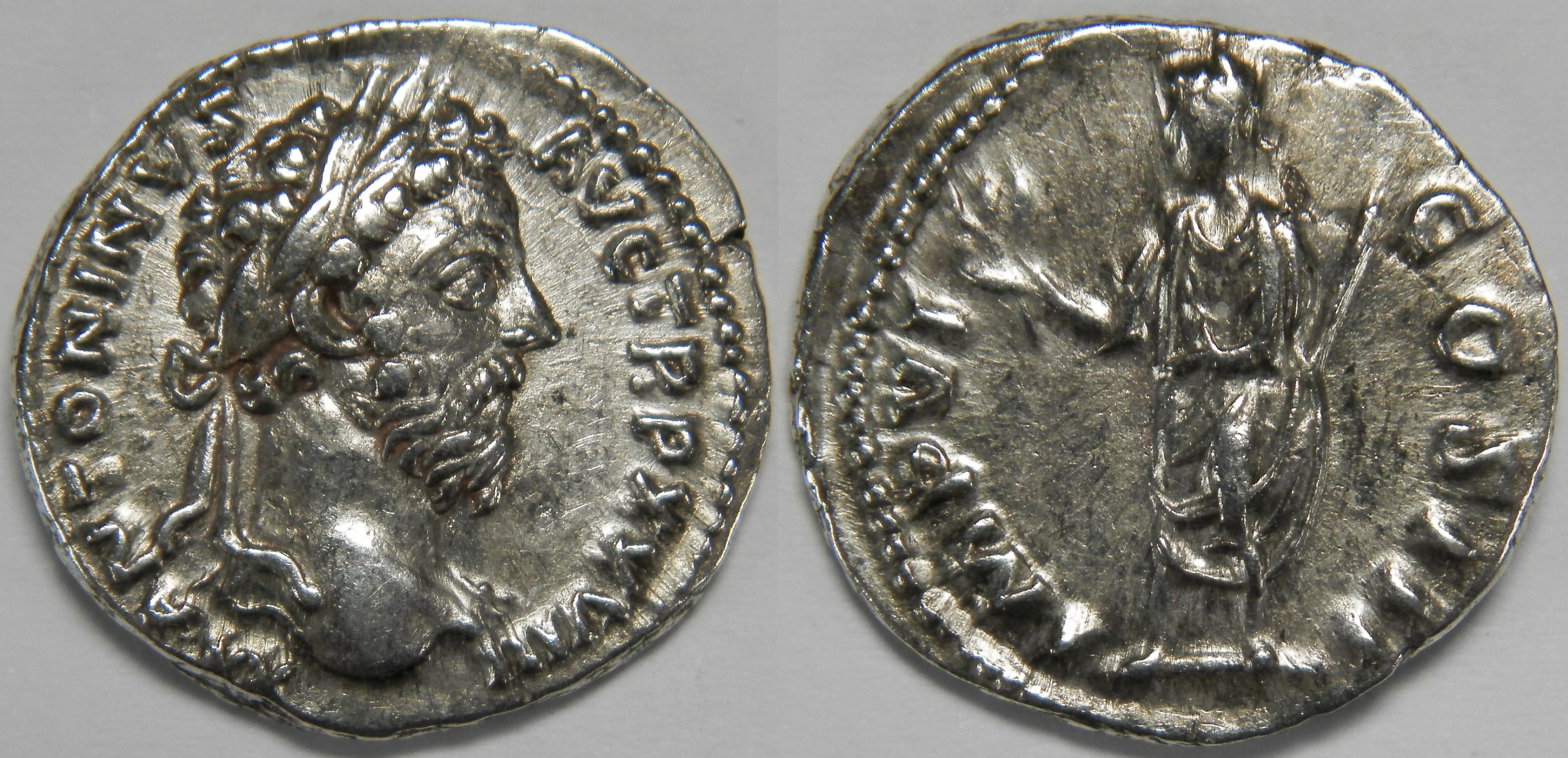 Roman Empire Marcus Aurelius AR Denarius (Rome, AD 174) | Roman ...