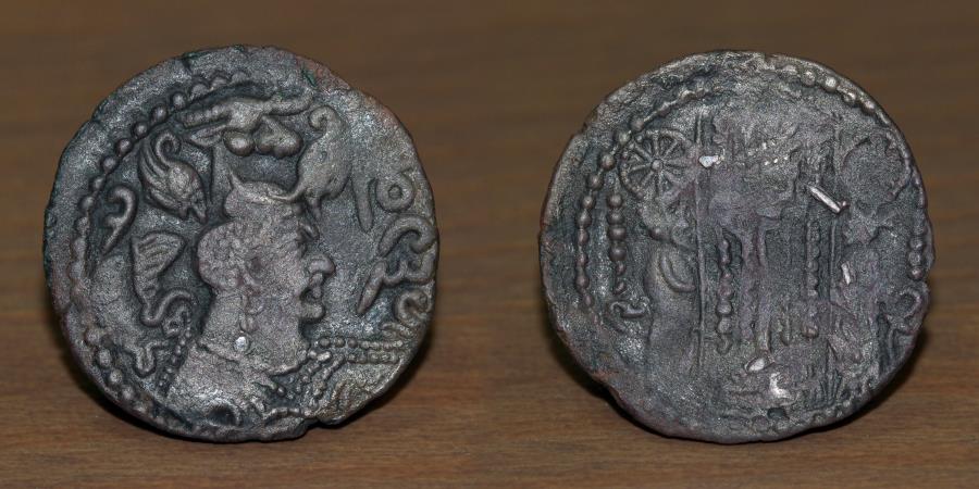 Western Turk Dynasties BI Drachm, Nezaks, the time of the Western Turks ...