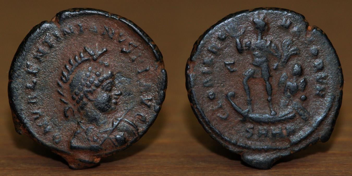 Valentinian II, 378-383 AD, Nicomedia Mint, Roman Empire, AE Follis