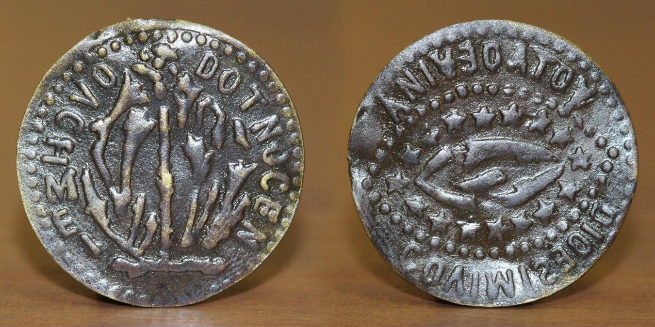 Unknown European AE Old Token or Coin, DOTNOCEN? | European Coins