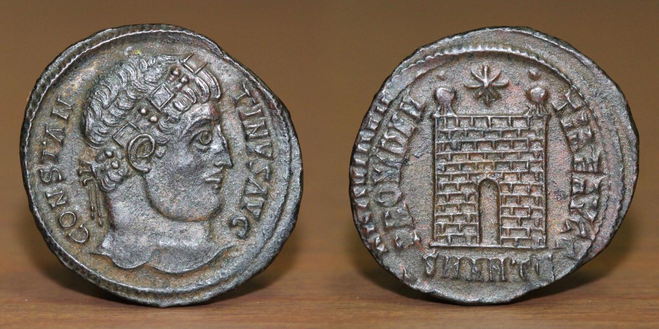 Constantine I 'the Great' AE Roman Empire, Antioch mint? AD 327-328.