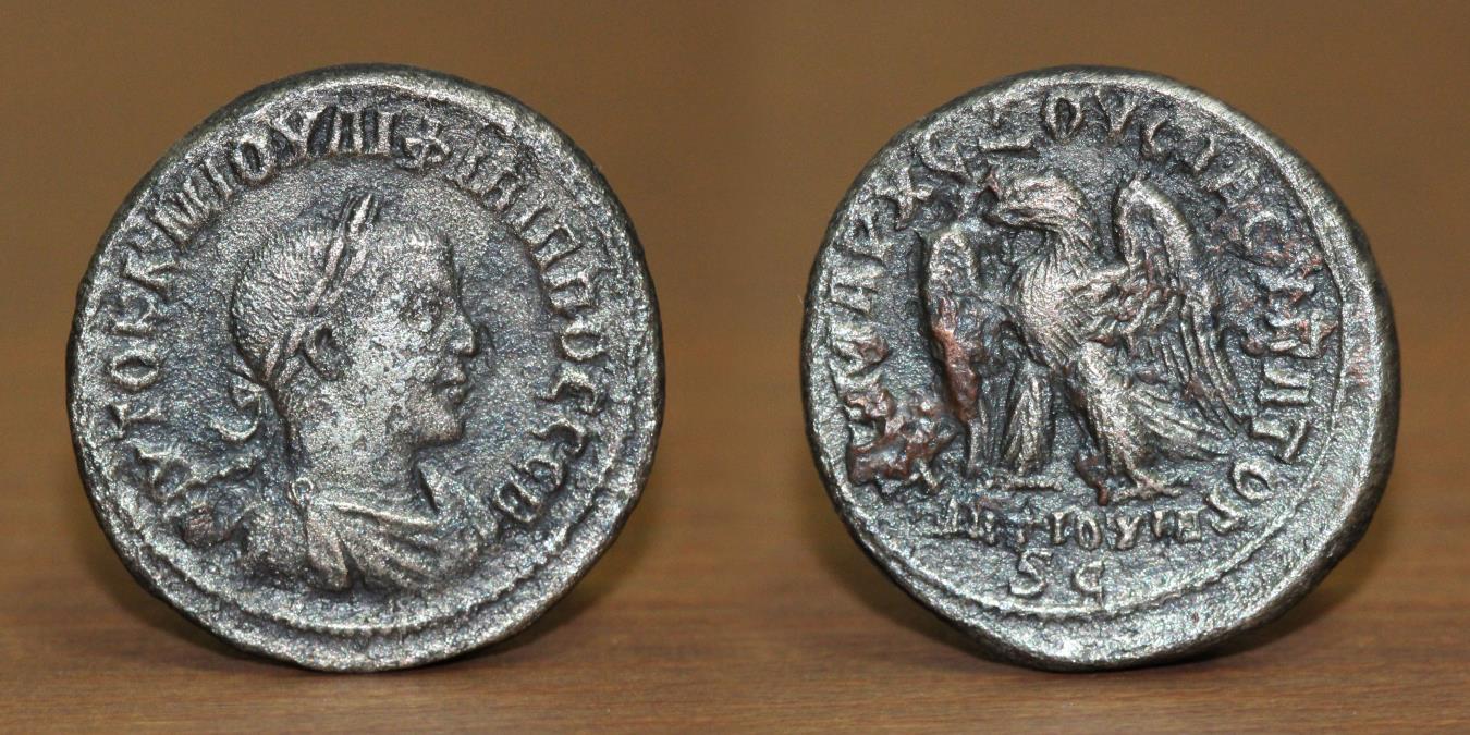 Roman Empire AR Tetradrachm, Philip II (247-249 AD), Seleucis and ...