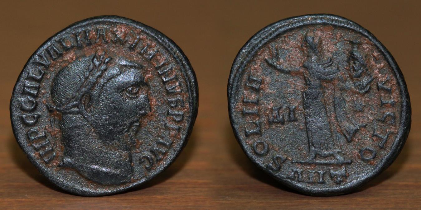 Maximinus II Daia (310-313 AD), AE Follis, Antioch Mint, Roman Empire.