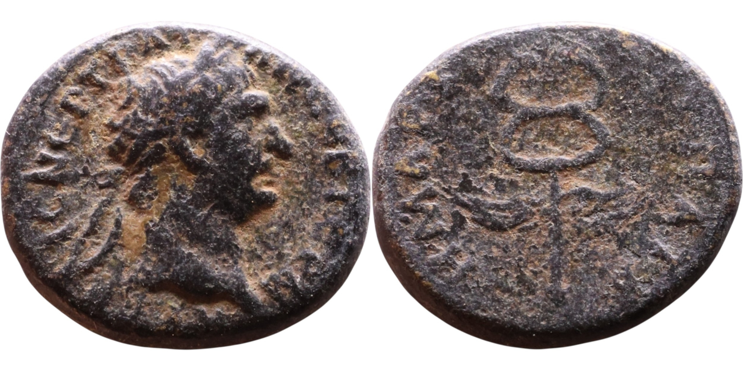 Ancient Roman coin of the Emperor Trajan - Winged Caduceus | Roman ...