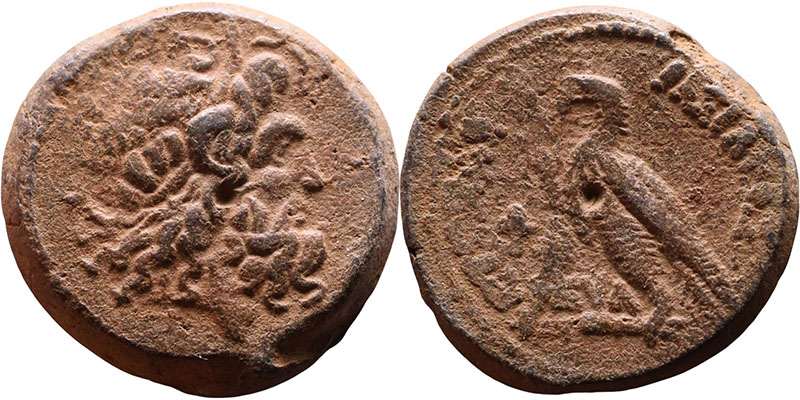 Ancient Egyptian coin with Zeus and Eagle - Ptolemaic Egypt | Roman ...