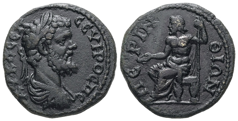 Beautiful Ancient Roman Provincial coin of the Emperor Septimius ...