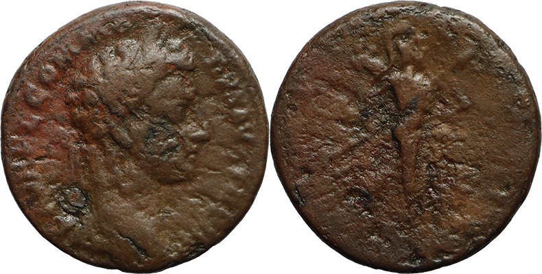 Ancient Roman coin of Emperor Commodus - Mars | Roman Imperial Coins