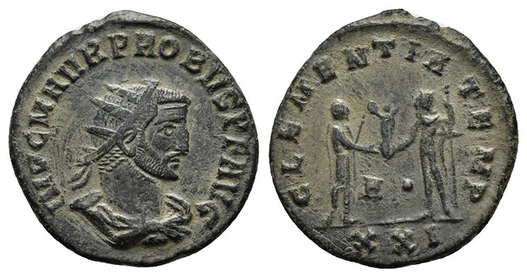 Ancient Roman coin of the Emperor Probus - CLEMENTIA TEMP | Roman ...