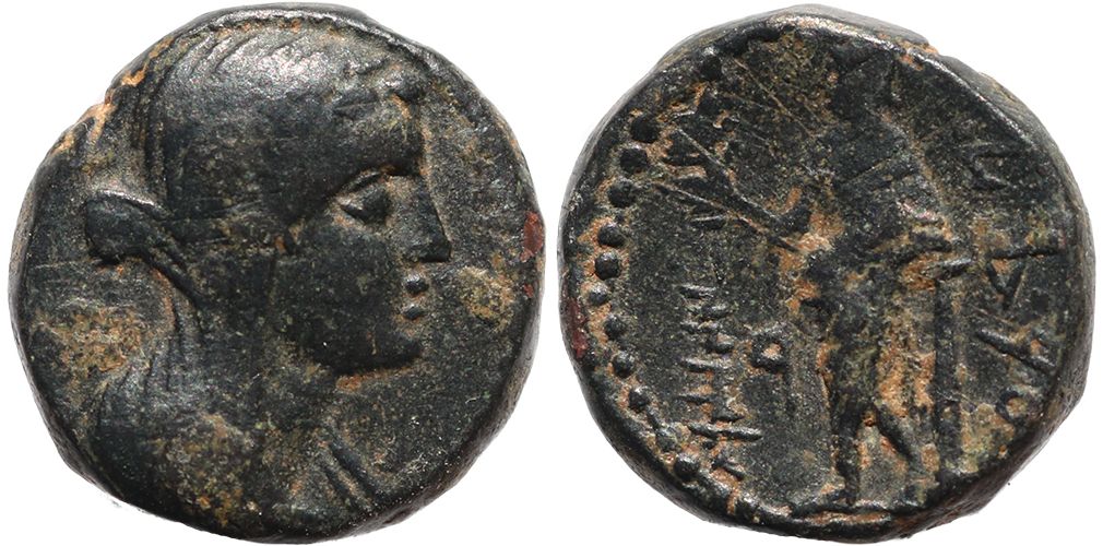 Ancient Phoenician coin of Berenike II - Marathos | Greek Coins