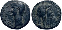 Large Ancient Roman Provincial coin of the Emperor Tiberius minted in ...