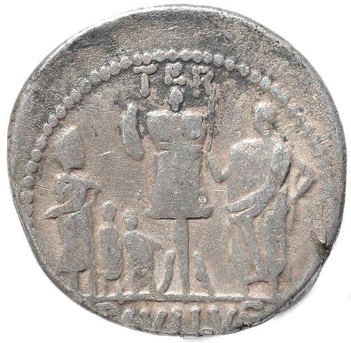 Roman Republican coin - L. Aemilius Lepidus Paullus AR silver denarius