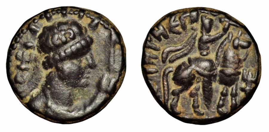 INDIA, Kushan Empire. Vima Takto (Soter Megas), circa 80-100. AE ...