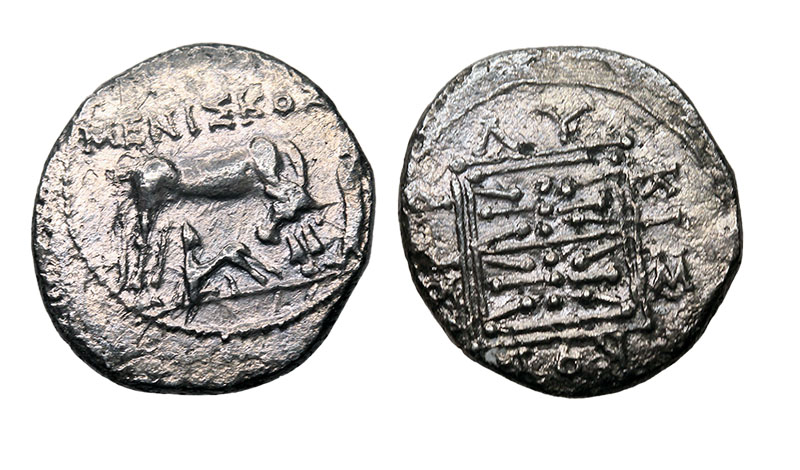 A fine greek silver drachm of Illyria Dyrrhachium in EF! | Ancient ...