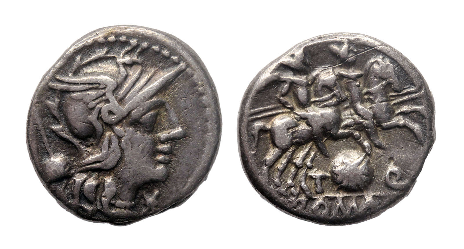 Roman republican coins: T. Quinctius Flamininus. 126 BC. AR Silver ...