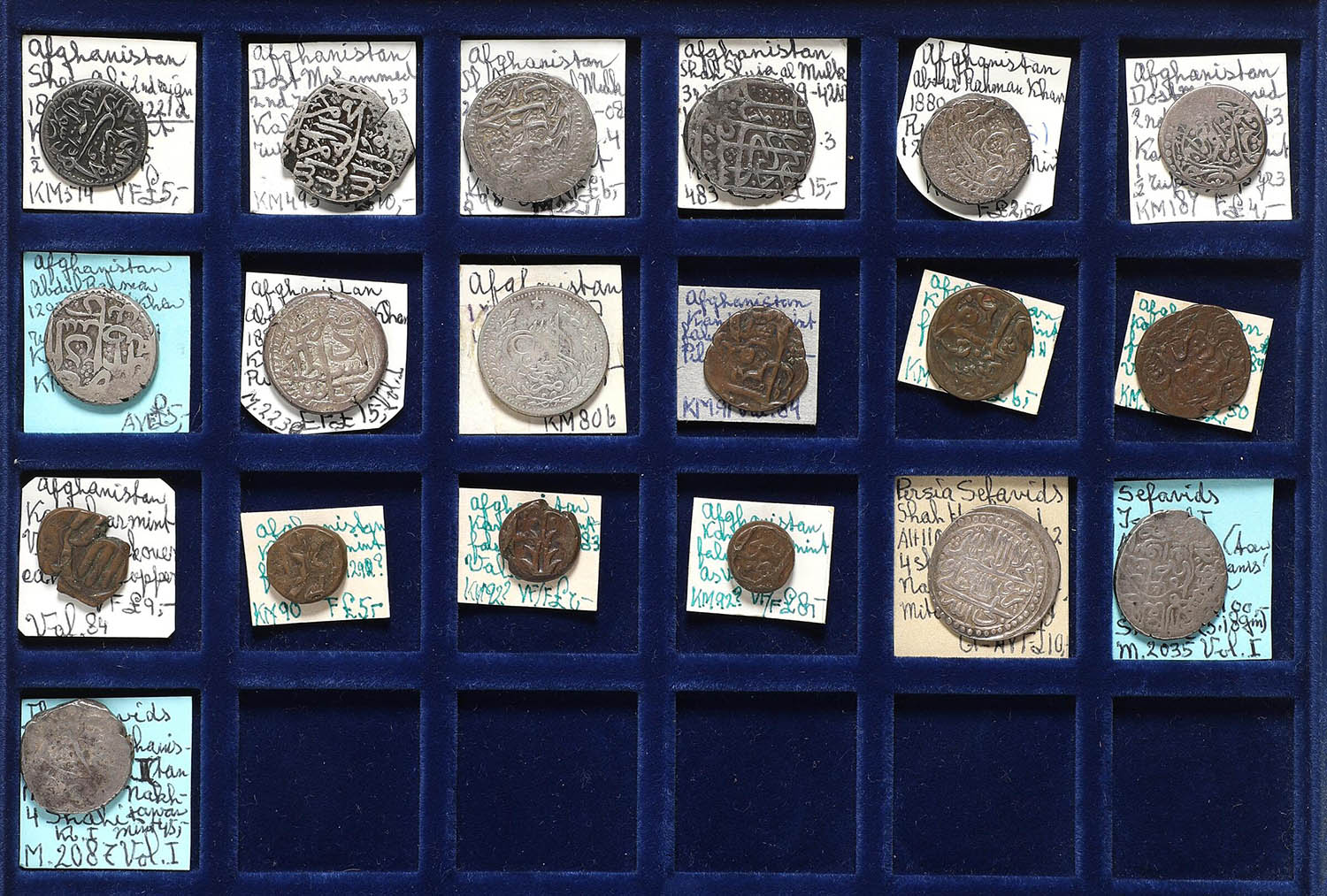 Islamic coins: Afghanistan / Persia, Coll. of 19 choice silver and ...