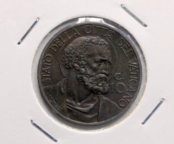 Italy, Vatican city & Toscany, 9 finely preserved copper coins, 1851-1940!