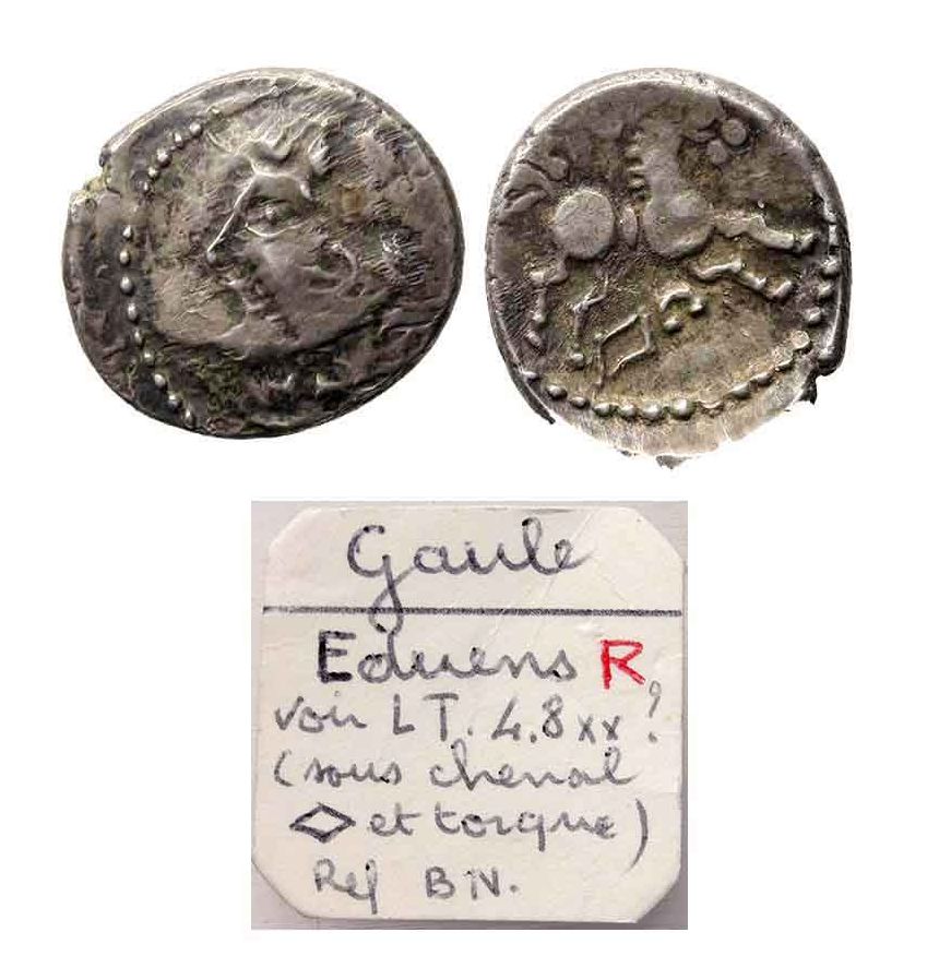 CELTIC, Central Gaul. Aedui / Eduens. ‘Dubnos’. Circa 100-50 BC. AR ...