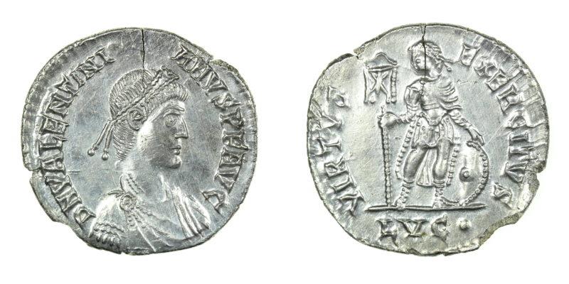 Valentinian II AD 375-392 Silver Miliarense Lugdunum | Roman Imperial Coins