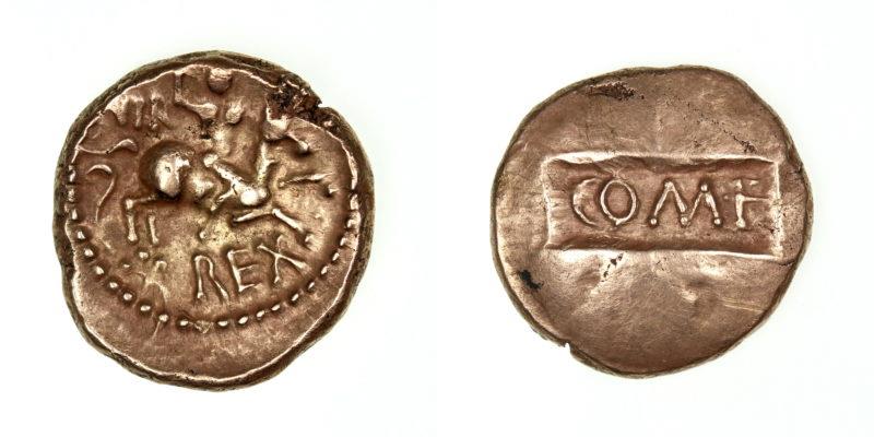 Atrebates Verica 10-40 AD Gold Stater Verica Warrior Rex, scarce