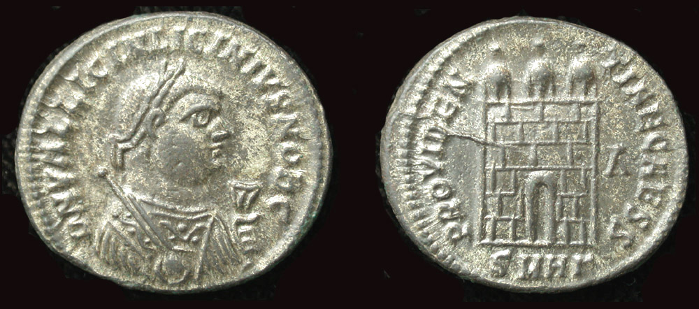 Licinius II, Mappa, Globe & Scepter, Silvered Campgate | Roman Imperial ...