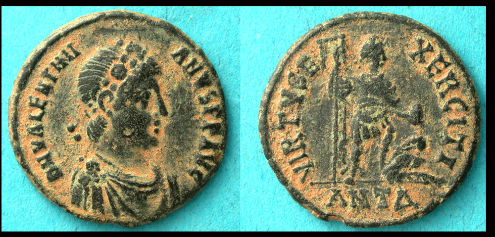 Valentinian II, Æ 2, Virtus, Antioch Mint | Roman Imperial Coins