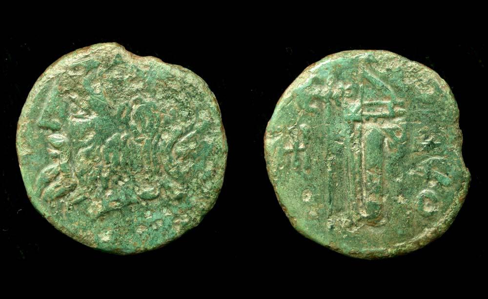 Olbia, Sarmatia, Borysthenes River God, 330-300 BC | Greek Coins