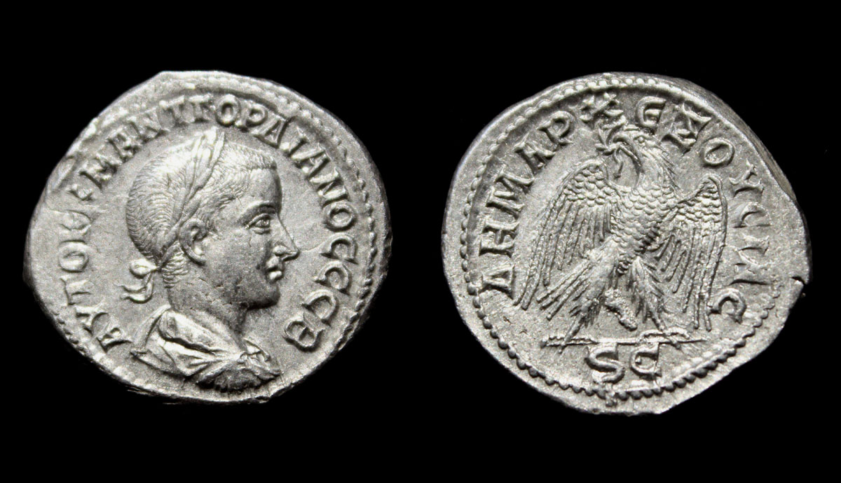 Syria, Gordian III, AR Tetradrachm, Eagle reverse | Roman Provincial Coins