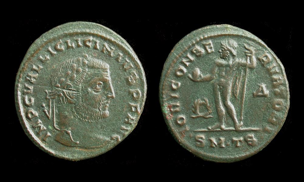 Licinius I, Jupiter reverse, Thessalonica Mint | Roman Imperial Coins