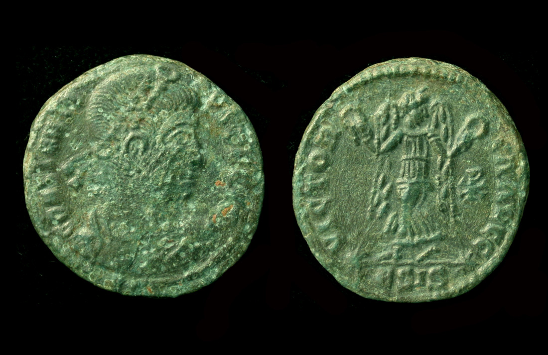 Constantius II, Victory with Two Wreaths reverse, Scarce! | Roman ...