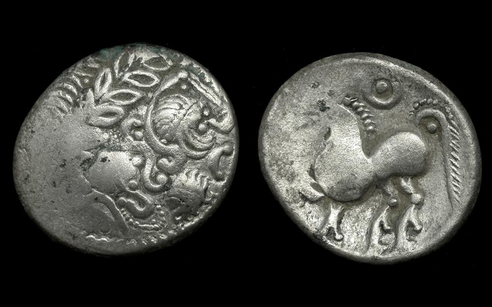 Danube Celts, AR Tetradrachm, Unpublished! 2nd Cent BC | Celtic Coins