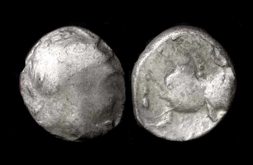 Danube Celts, AR Drachm, 200-100 BC. | Celtic Coins