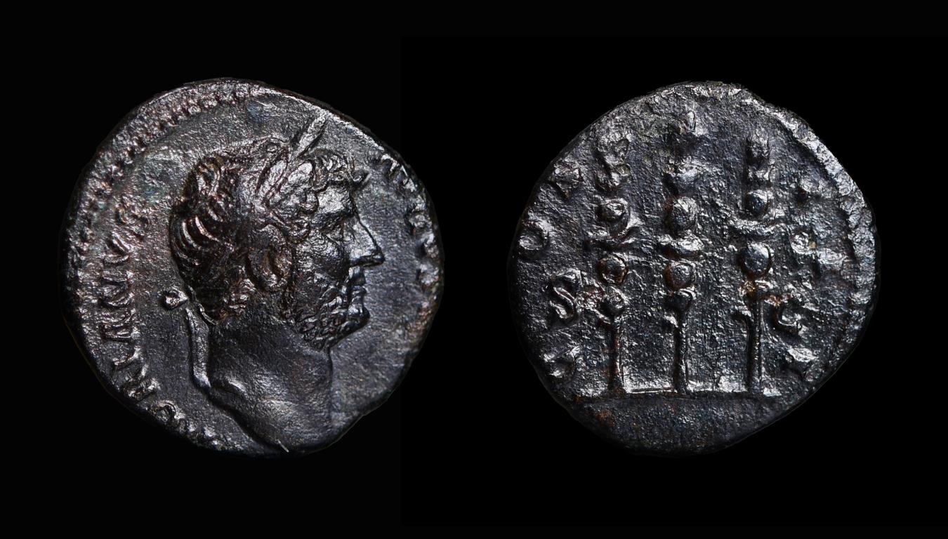 Hadrian Ae. quadrans | Roman Imperial Coins