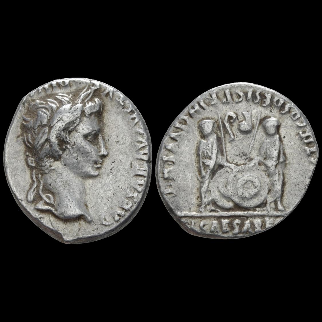 Octavian as Augustus Ar. denarius | Roman Imperial Coins